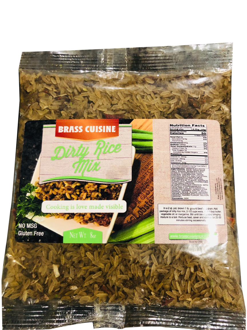 Dirty Rice Mix-Top Seller – Brass Cuisine Spices